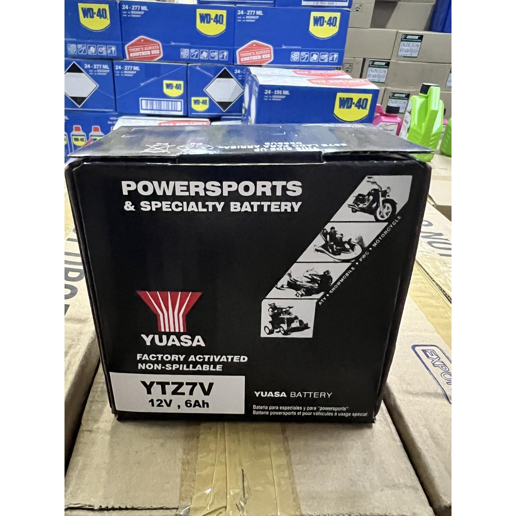 Yuasa Motorcycle Battery YTZ7V 12V 6Ah | Shopee Philippines