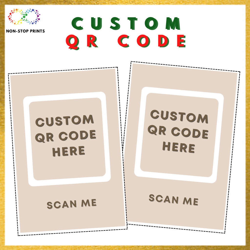 Custom QR Code Scan to Pay Payment Options Standee Sintraboard | Shopee ...