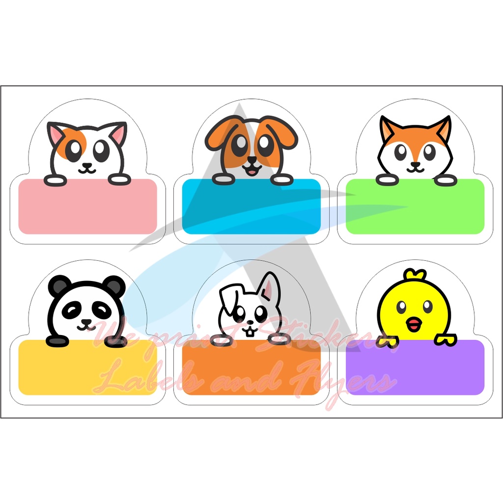 Cute Custom Labels - Cute Daycare Labels - Cute Waterproof Labels ...
