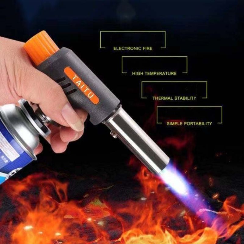 original multi purpose torch piezo lgnition gas blow flam gun butane ...
