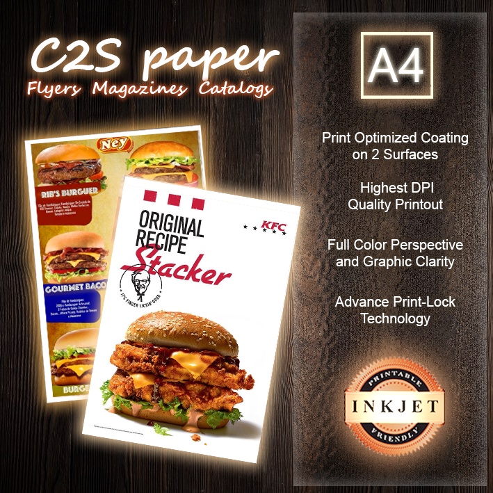 C2S (Inkjet) Flyers Catalog Brochure - Magazine paper (A4/5) 50s ...