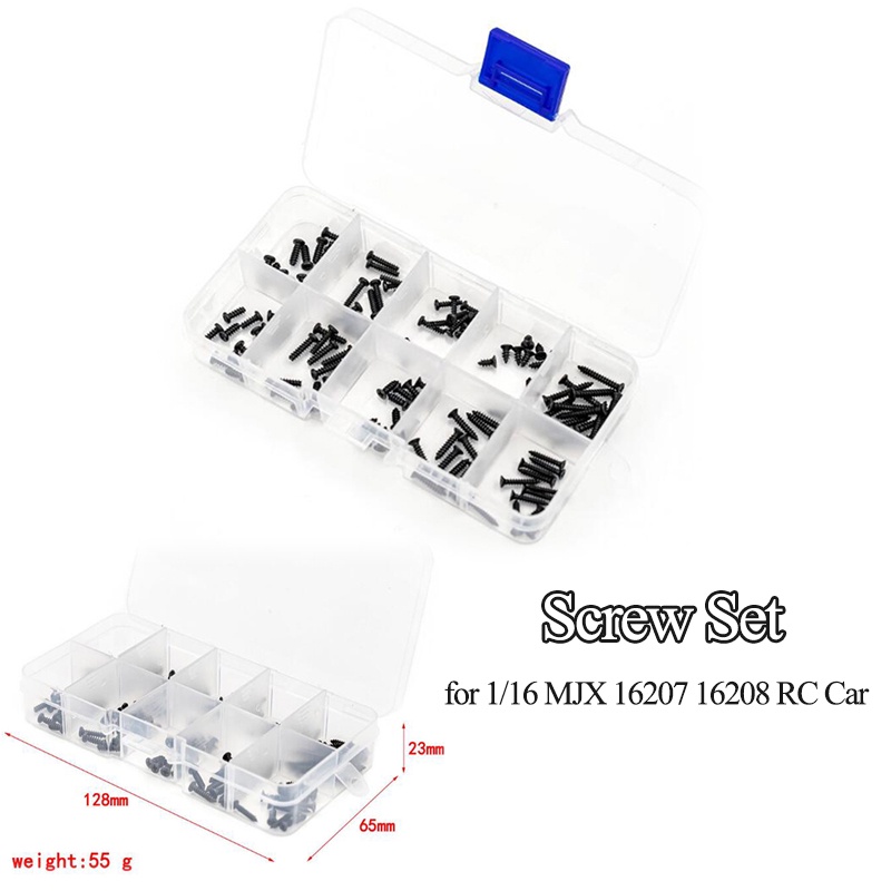 Wearing Parts Repair Tools Screw Set for 1/16 MJX 16207 16208 RC Car ...
