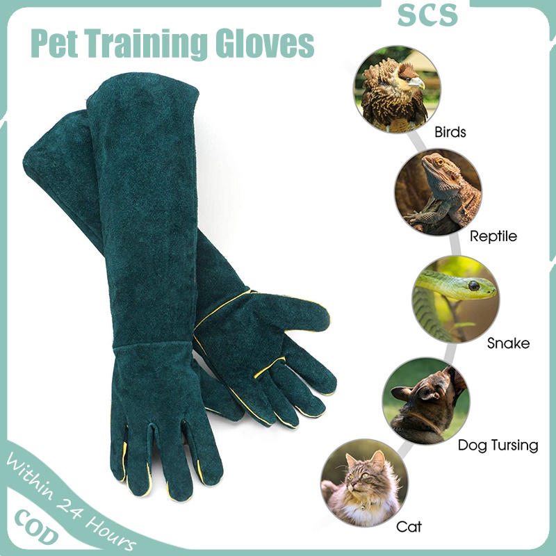 Animal Handling Gloves Scratch/Bite Resistant Protection Gloves,for ...