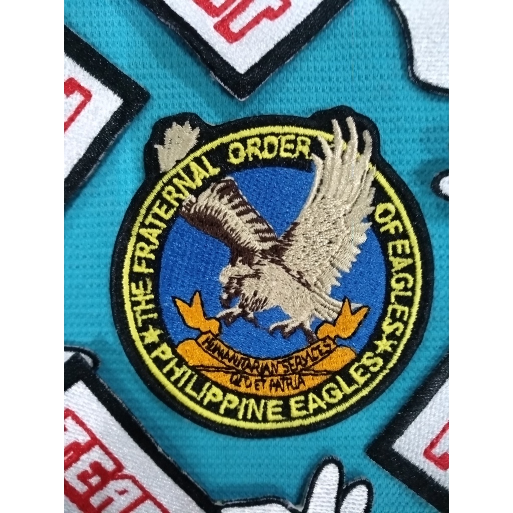 3 inches brown ver. colored agila TFOE the fraternal order of eagles ...