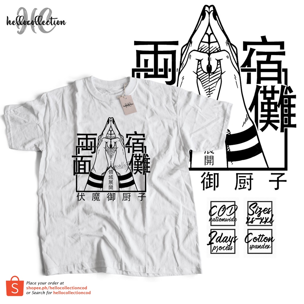 Jujutsu Kaisen - Sukuna Hand Sign Anime Shirt hellocollectioncod ...