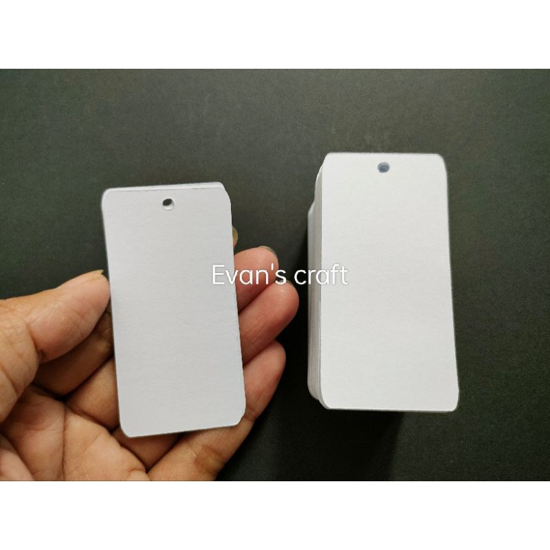 Blank Kraft tag labels 25pcs/50pcs./100pcs white, black, kraftpaper ...