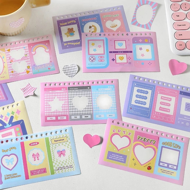 Kawaii Sticker book for Photocard Holders DIY Scrapbooking Material ...