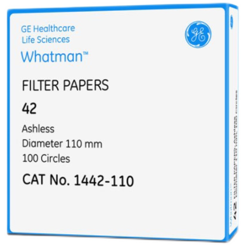 Whatman No.42 Ash-free Qualitative Filter Paper 1442-047/055/070/090 ...