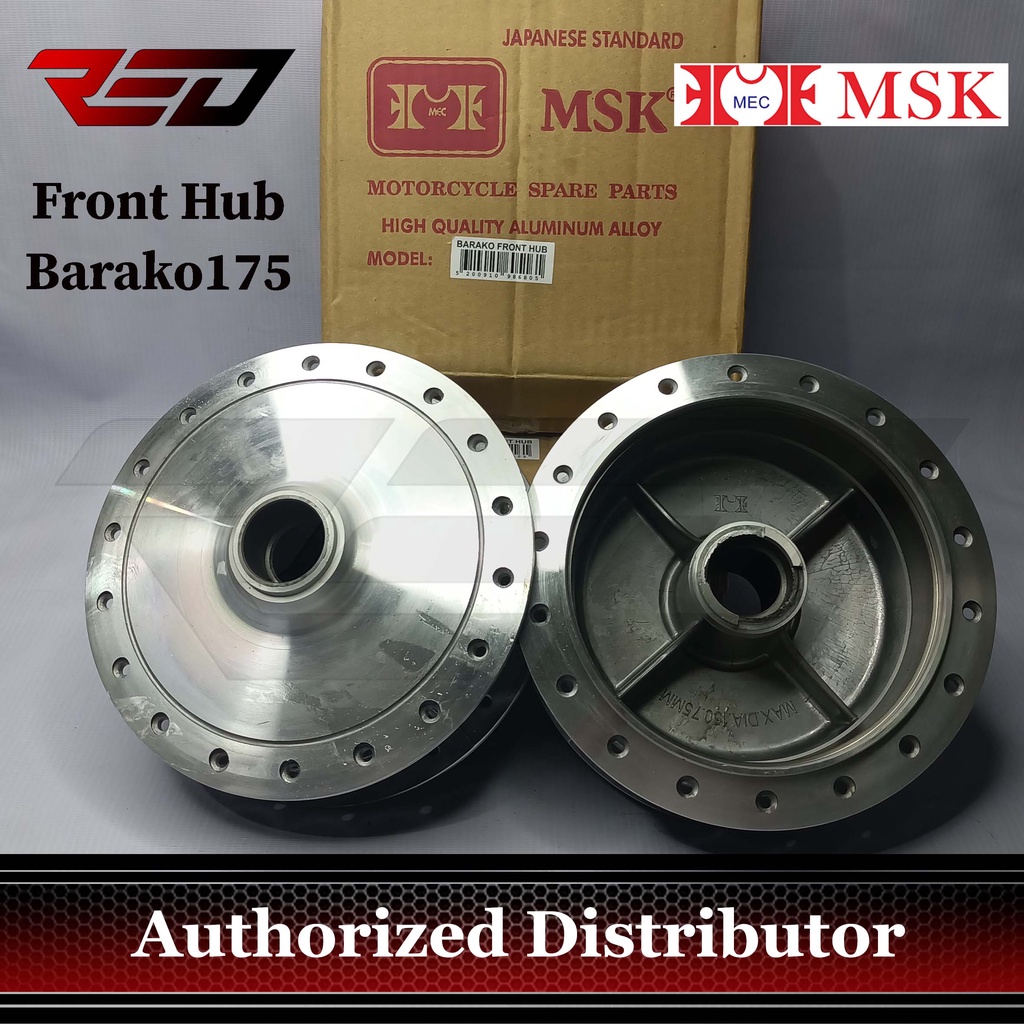 Front Hub Brake Drum MSK Barako / CT100 / HD3 / RS / Rusi / Smash ...