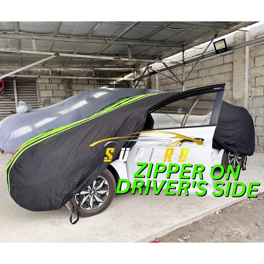SUPERB Car Cover for SMALL SUVs with Zipper on Driver's Side (Avanza ...