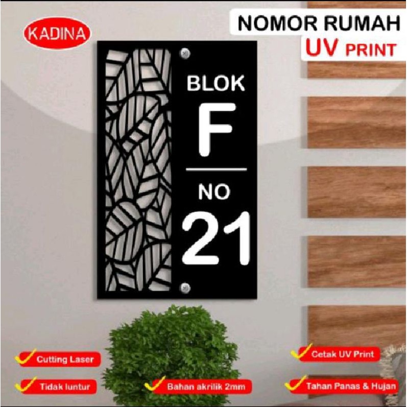 Custom house Number Address Board Minimalist house Number print acrylic ...