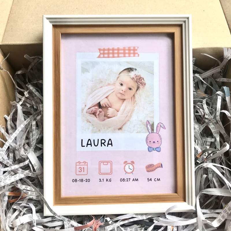 BABY BIRTH INFO FRAME/ALL ABOUT ME FRAME/BABY FRAMES | Shopee Philippines
