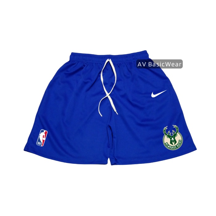 Milwaukee NBA Basketball Short | Above the knee Drifit Short Jersey ...