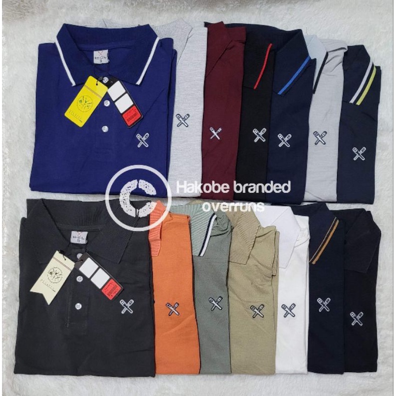 RGT- MENS POLO SHIRT BRANDED OVERRUNS (minimal logo embroid) | Shopee ...
