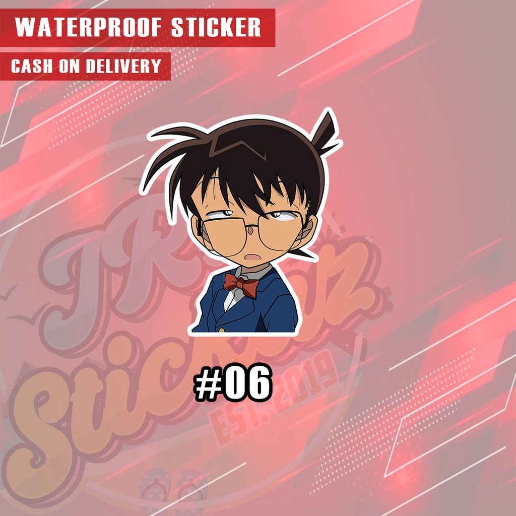 Detective Conan Characters Waterproof Sticker | Shopee Philippines