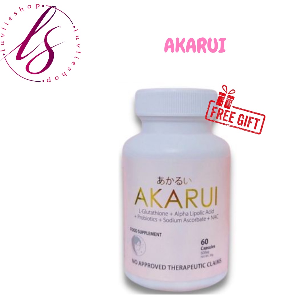 AKARUI JAPAN EFFECTIVE WHITENING GLUTATHIONE with COLLAGEN ,VITAMIN C ...