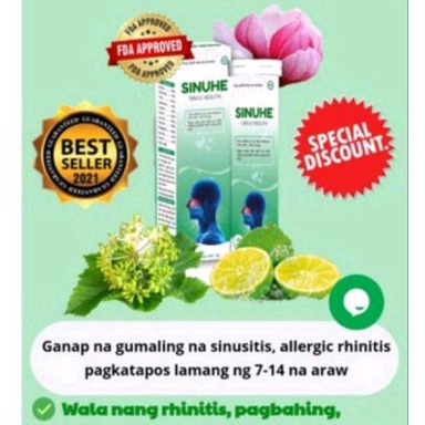 SINUHE EFFERVESCENT TABLET-Treat sinusitis, chronic rhinitis | Shopee ...