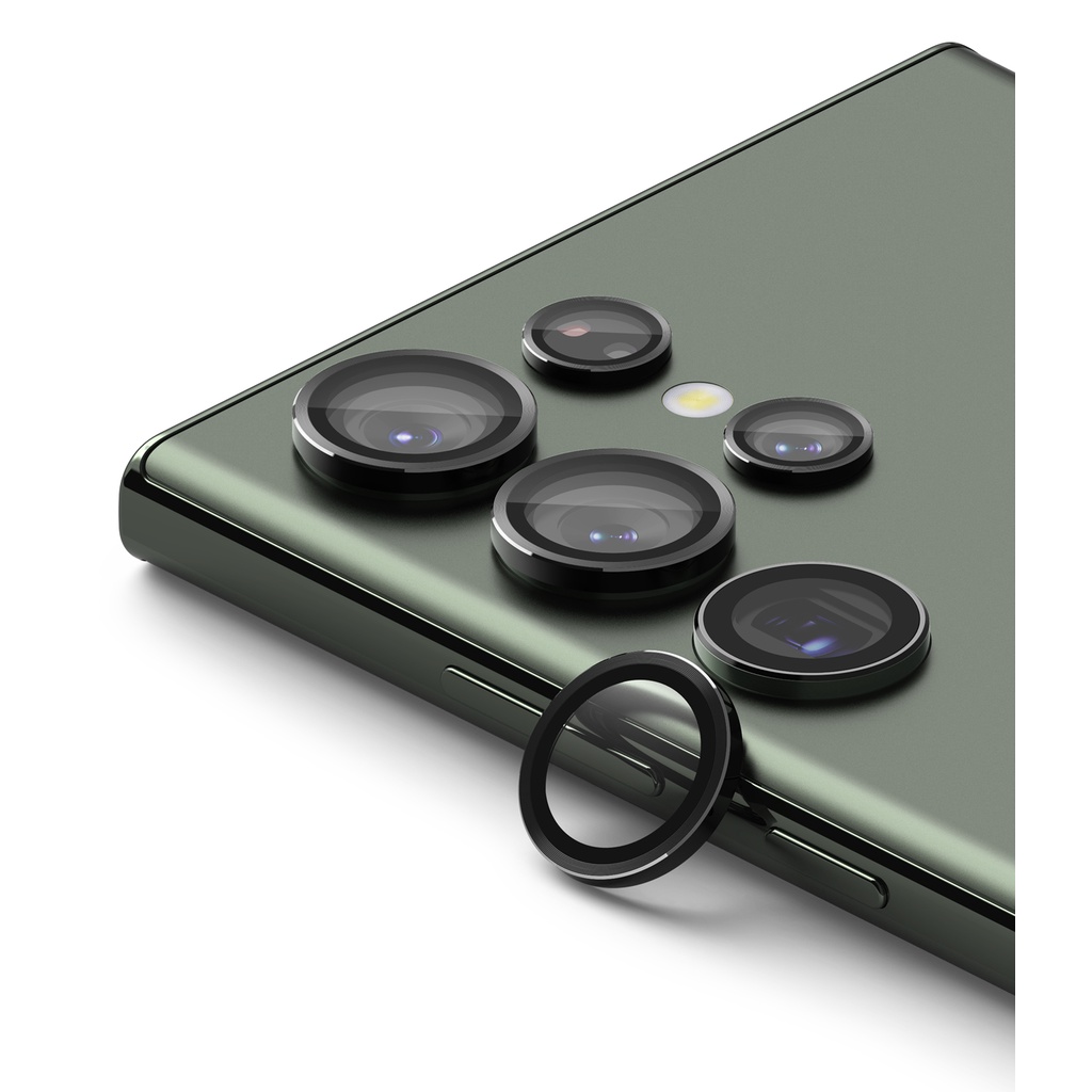 Ringke Camera Lens Frame Glass Compatible For Galaxy S23 Ultra Aluminum ...