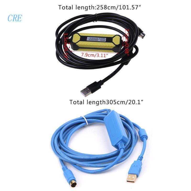 CRE USB-SC09-FX Programming Cable For Mitsubishi FX Series PLC ...