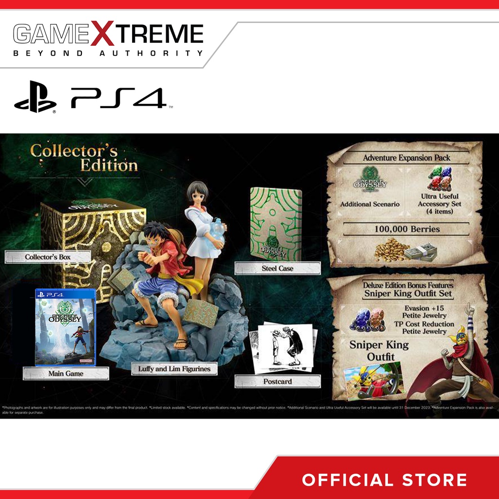 Playstation 4 One Piece Odyssey Collectors Edition R3 | Shopee Philippines