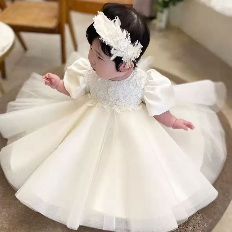 Lacey Baby Girl Dress Gown Kids Baptismal Christening Kids Newborn ...