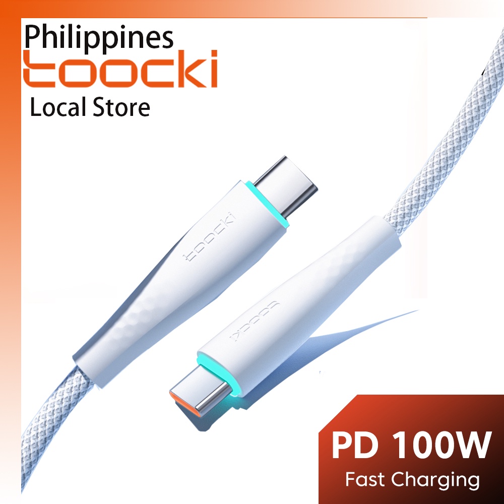 Toocki PD 100W USB C To Type C Cable Fast Charging Charger Cable For ...