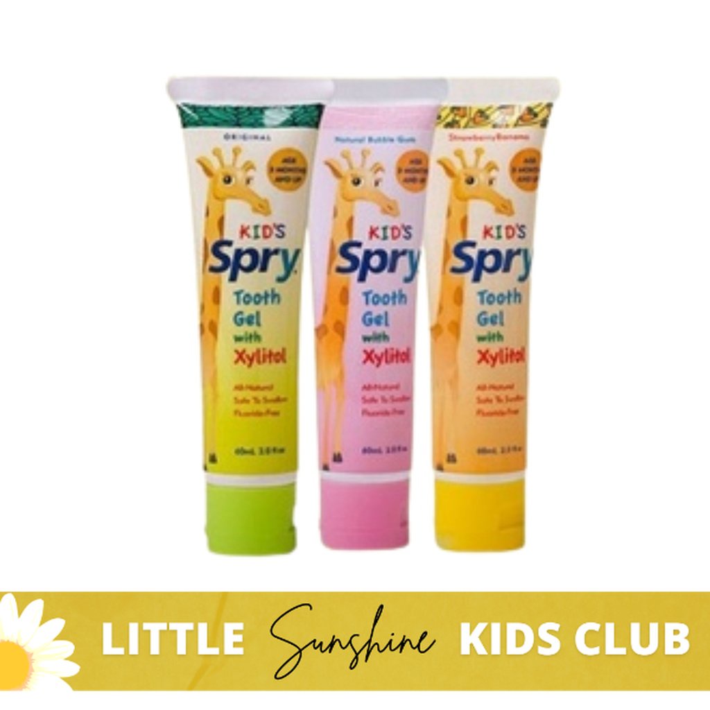 Xlear, Kid's Spry Tooth Gel, with Xylitol, Strawberry Banana, 20 fl oz ...