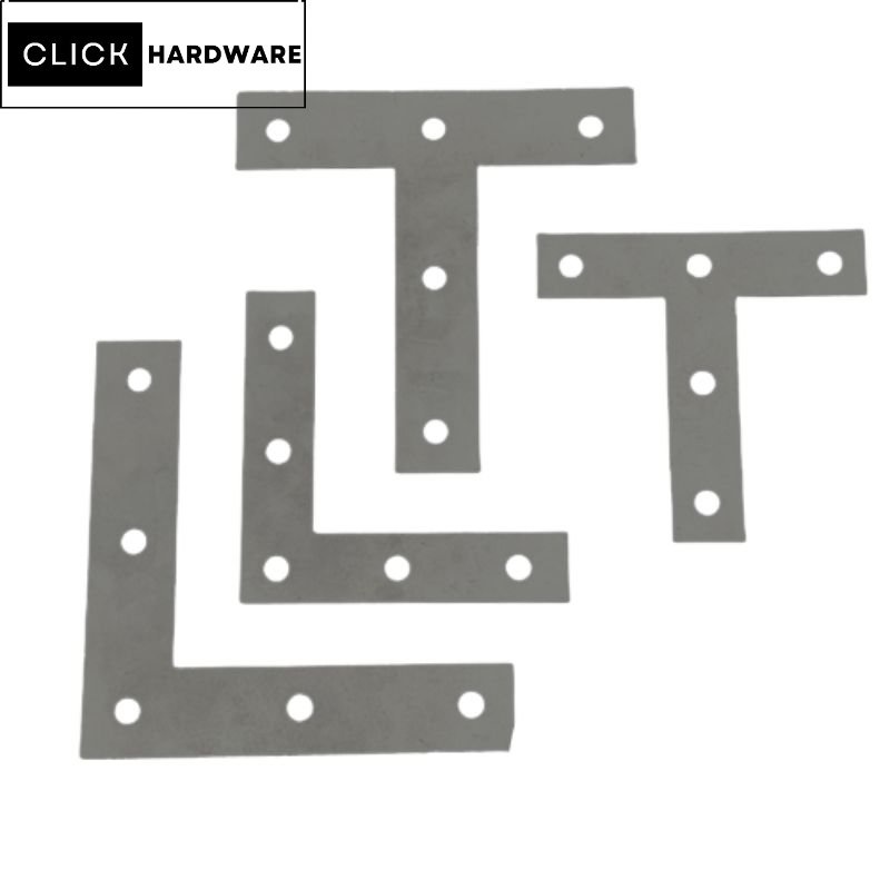Plate Corner Brace Flat L Shape and T Shape Repair Bracket | Corner ...