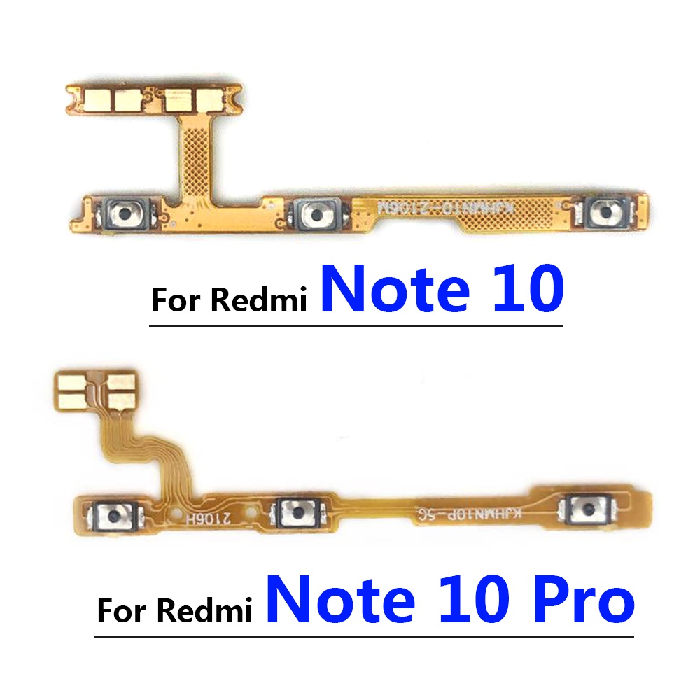 New For Redmi Note 10 / Note 10 Pro 5G Power Switch On Off Volume ...