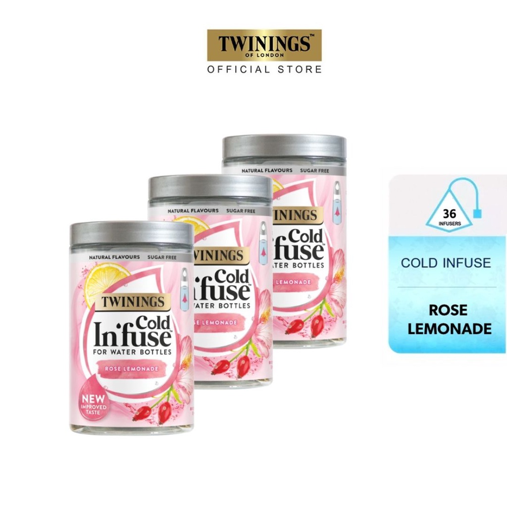 Twinings Cold Infuse Rose Lemonade 12s bundle of 3 | Shopee Philippines