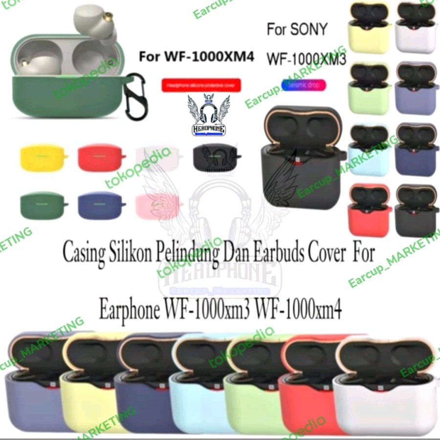 Silicone Earphone Cover sony WF-1000XM4 WF-1000XM3 WF1000XM3 WF1000XM4 WF1000 WF 1000xm4 1000xm3 ...