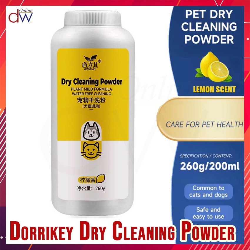 Dorrikey Dry Cleaning Powder Pet Dry Shampoo Dry Cleaning Powder Mild ...