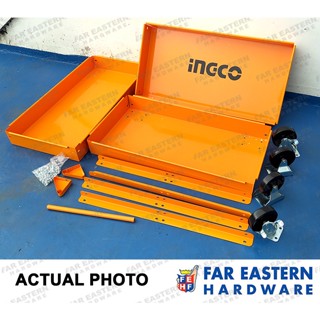INGCO Tool Cart Organizer Storage Toolbox Drawer Trolley w/ Wheels 2 ...