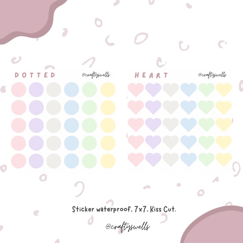 Sticker love round sticker heart sticker heart sticker aesthetic ...