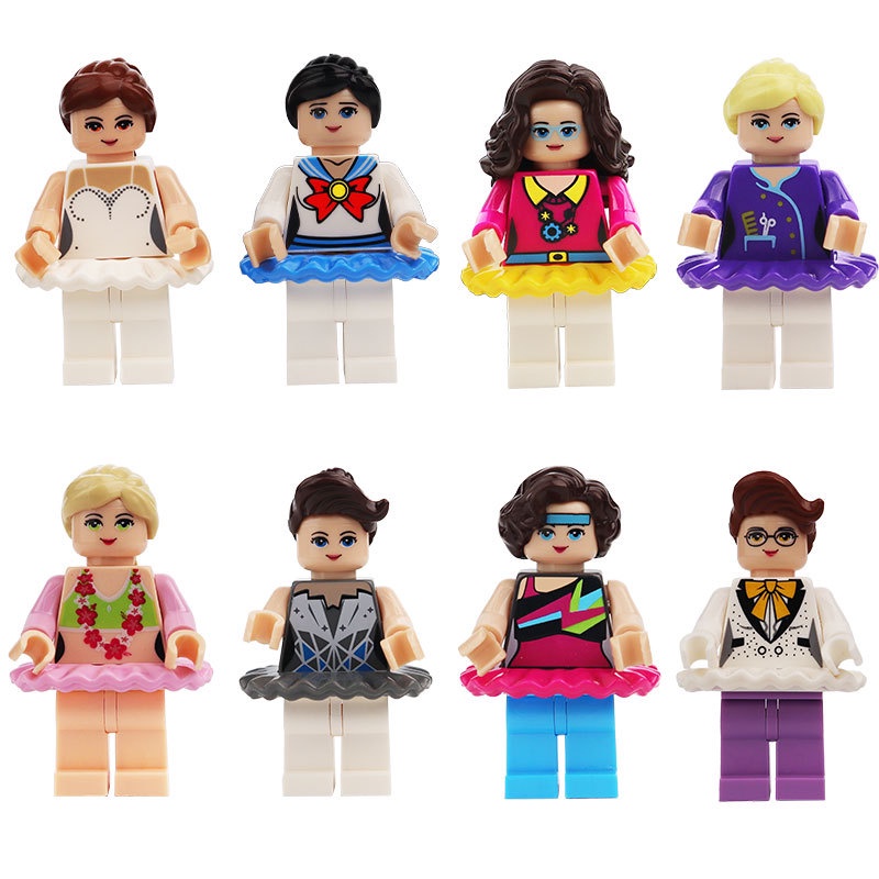 Dancer Girls Minifigures Building Block Figures Compatible Bricks ...