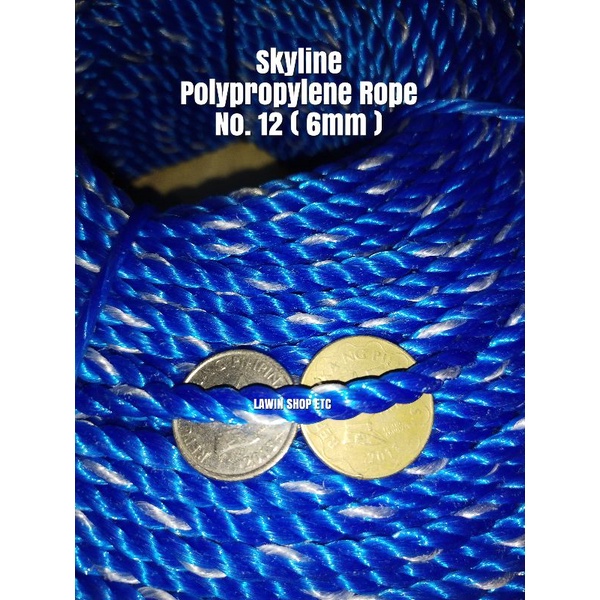 SKYLINE BLUE ROPE 6MM X 200 or 220 METERS (NO. 12) PER ROLL ...