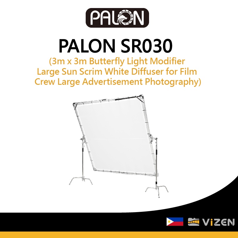 PALON SR030 (3mx3m Butterfly Light Modifier Large Sun Scrim White ...