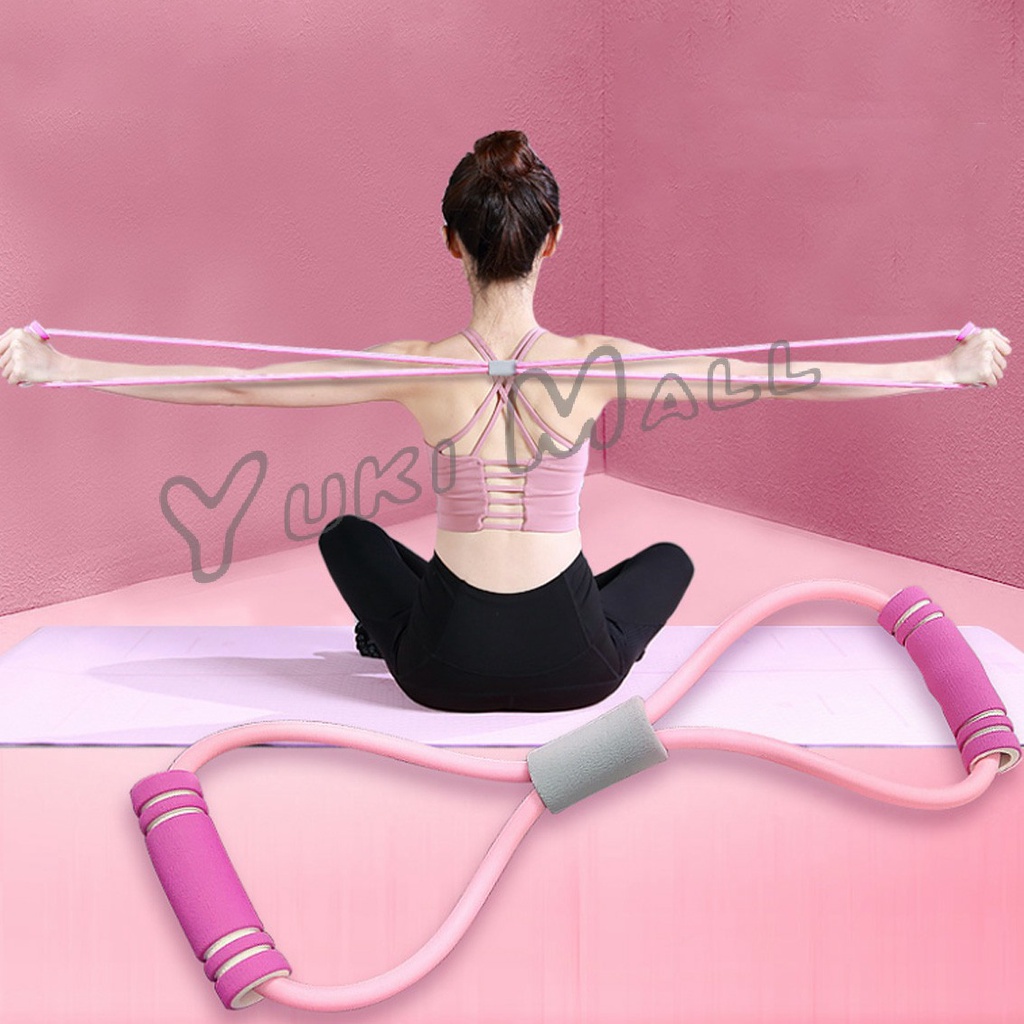 Elastic Number 8 Body Exercises Beginners Muscle Exercise And Yoga ...