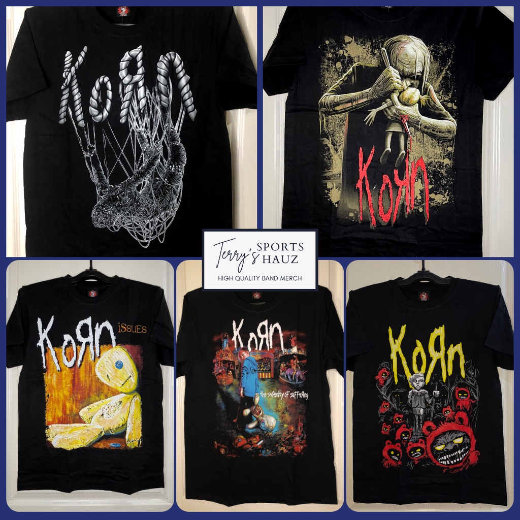 KORN ROCK YEAH BAND SHIRTS M L | Shopee Philippines