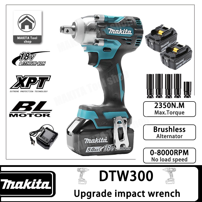 MAKITA DTW300 impact wrench cordless original portable electric impact ...