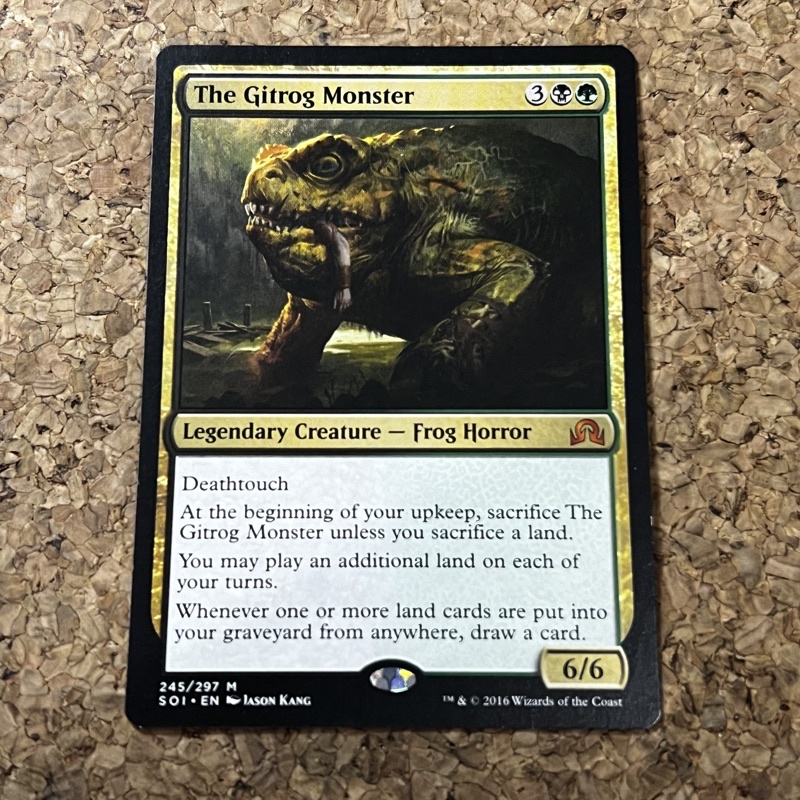 MTG (Black green) THE GITROG MONSTER | MAGIC THE GATHERING | Shopee ...