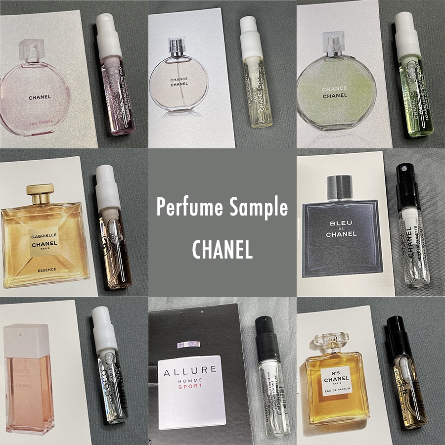 「Perfume Sample」Chanel Perfume Collection（14 Fragrances） 2ml | Shopee ...