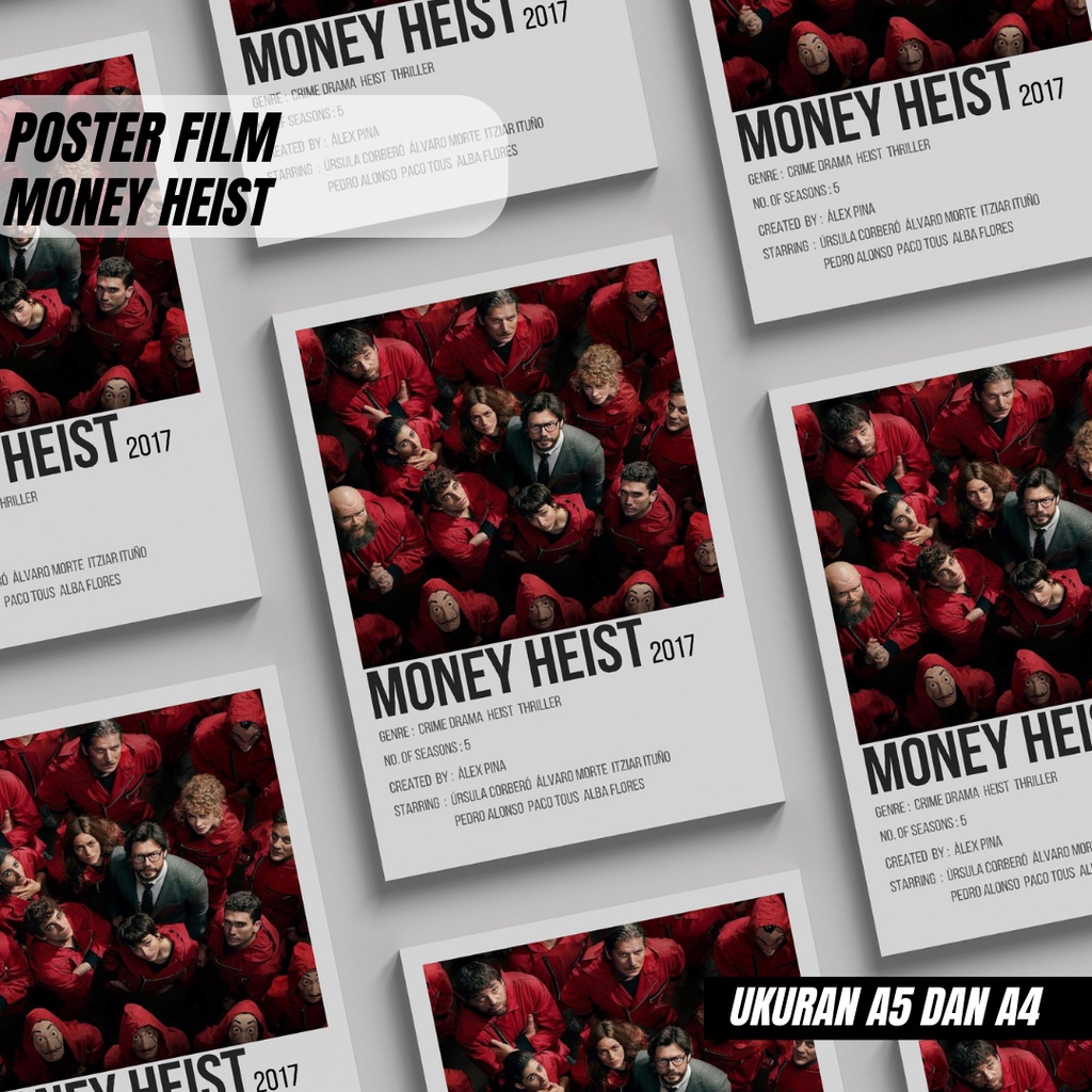 Film Poster / Money Heist Series Poster / La casa De Papel | Shopee ...