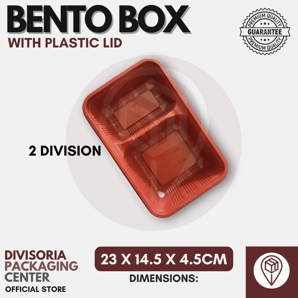 (100pcs) Bento Box Tray with Plastic Lid [ 1 / 2 / 3 / 4 / 5 Division ...
