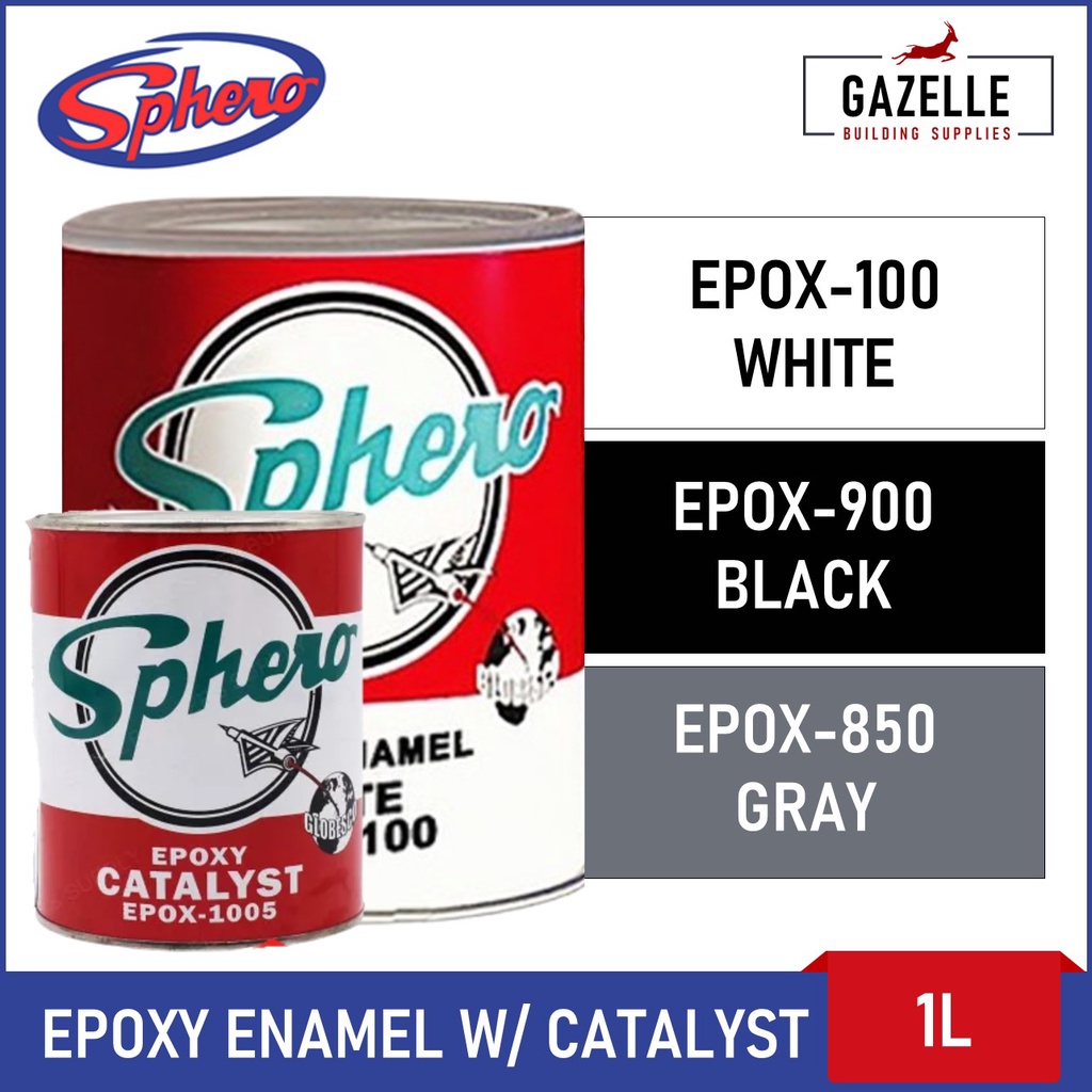 Sphero Epoxy Enamel w/ Catalyst 1L White / Black / Gray | Shopee ...