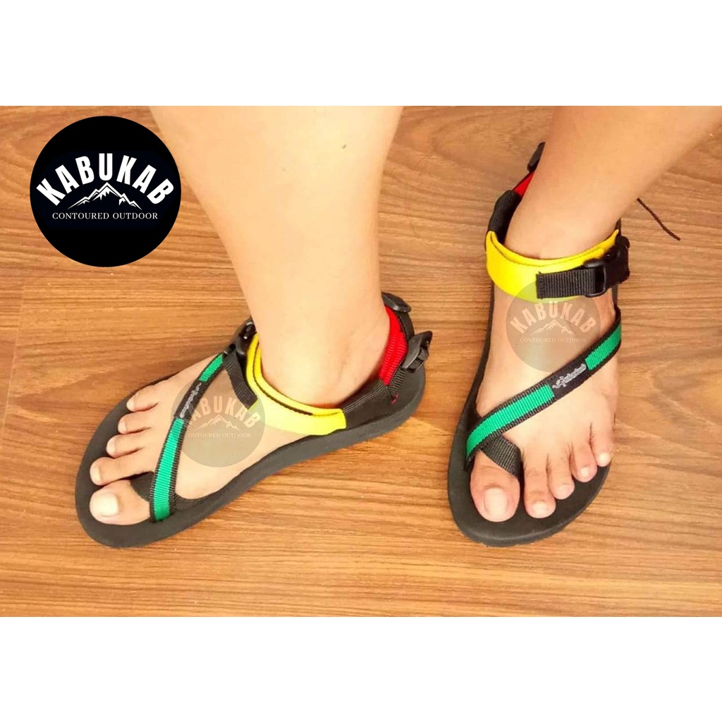 Rasta One Toe Sandals (Original Design By: KABUKAB) | Shopee Philippines