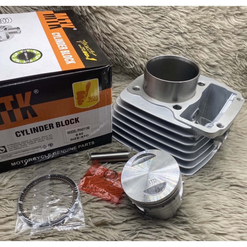 MTK CYLINDER BLOCK FOR PINOY150/62MM STD | Shopee Philippines
