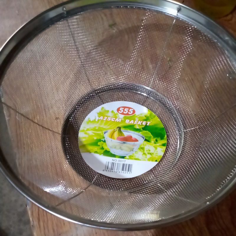 Strainer bowl/colander (stainless steel) | Shopee Philippines