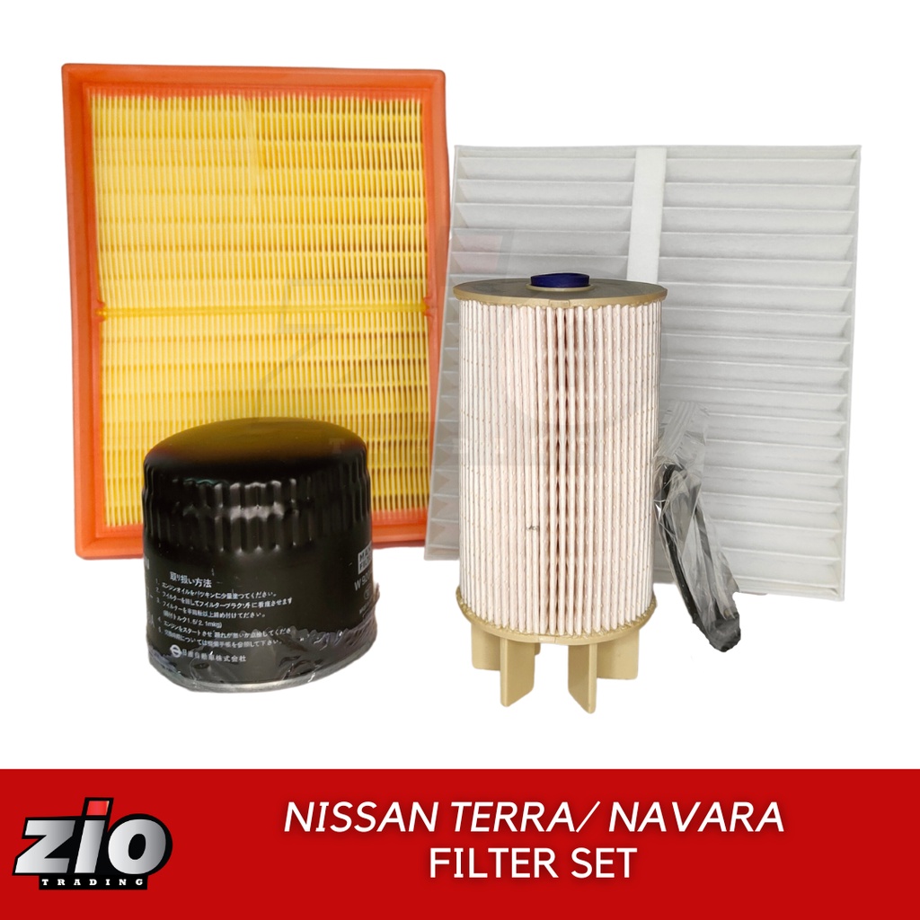 Nissan Terra/Navara Filter Set (2018-2022) | Shopee Philippines