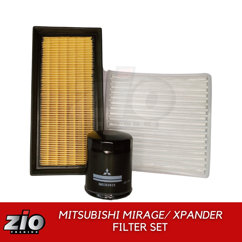 Mitsubishi Mirage/Xpander Filter Set (2012-2022) | Shopee Philippines